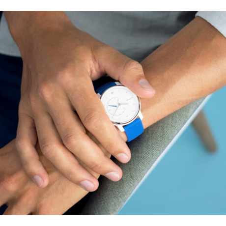 Personvård Withings - Sportklocka Move ECG Blue/White.